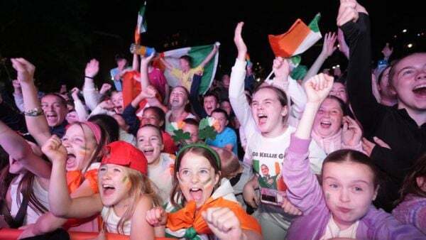 Dublin park erupts with pride as local hero Kellie Harrington wins ...