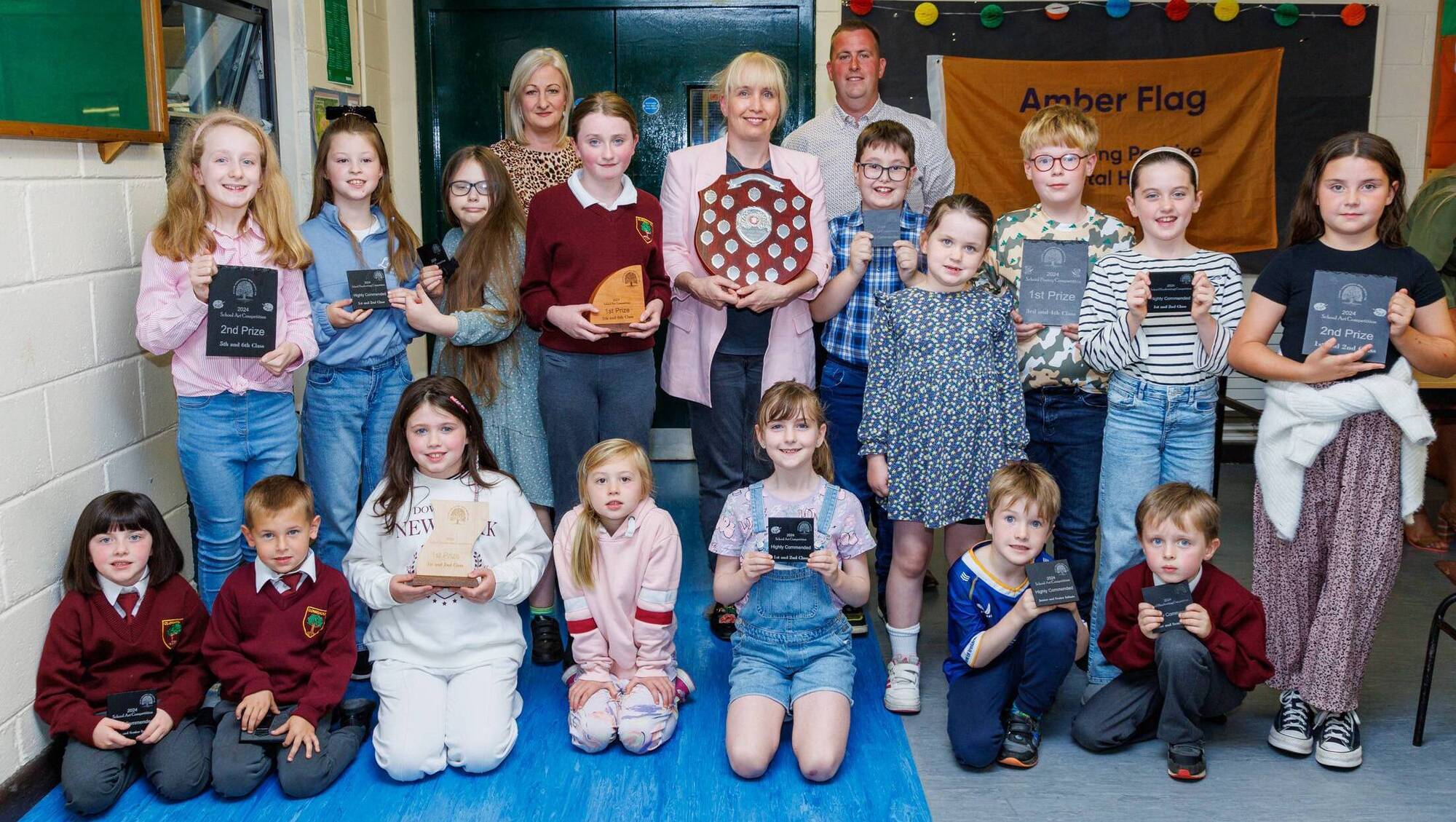 Kids fêted for creative entries to Tullow Show art competition ...