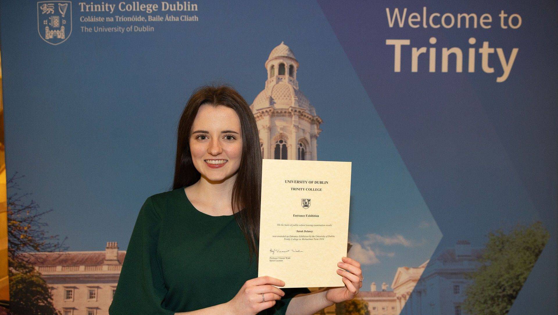Seven Carlow students receive entrance awards from Trinity - News ...