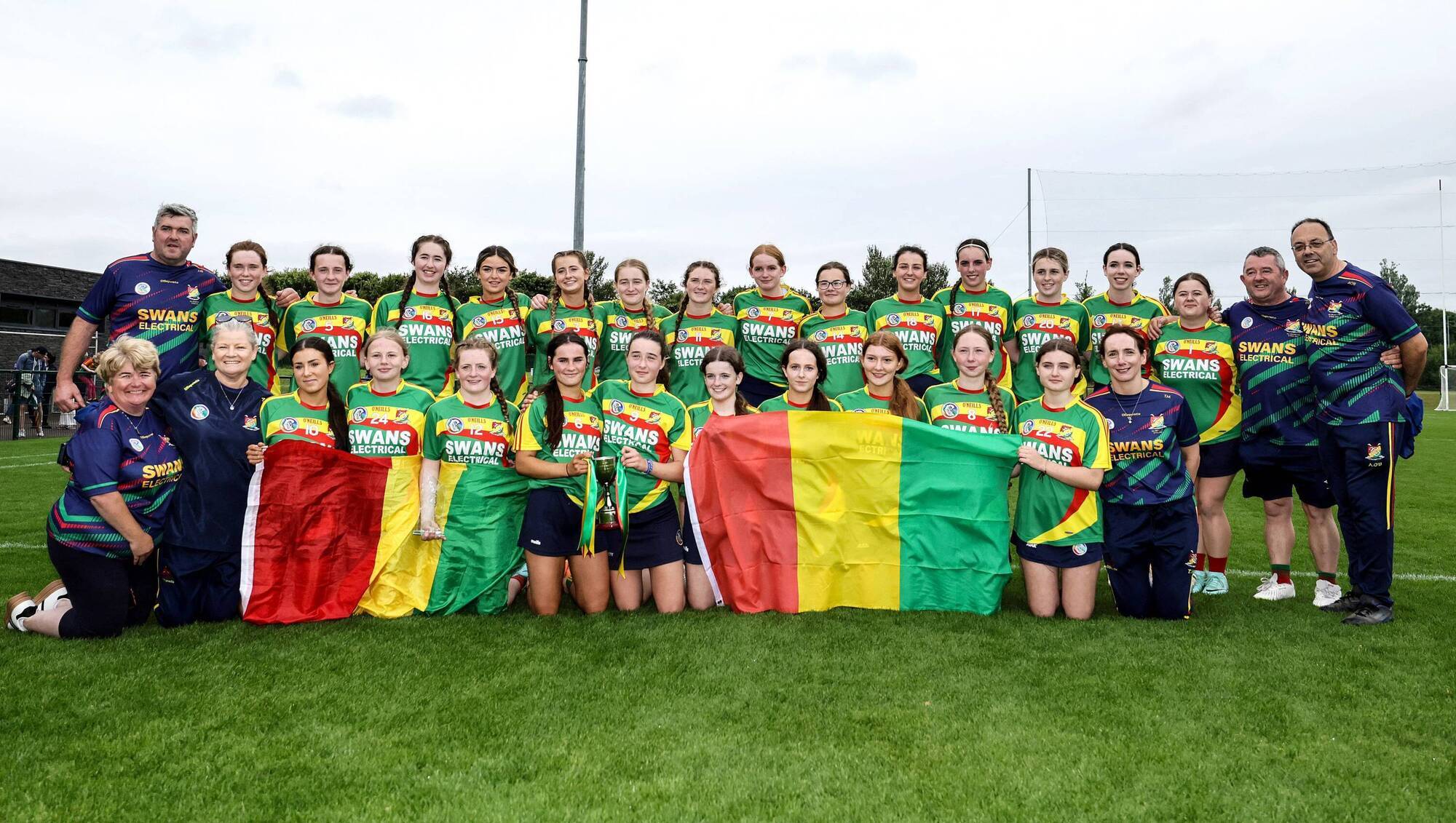 CARLOW U16 CAMOGIE TEAM - Outstanding Achievement Award - GAA - Carlow ...