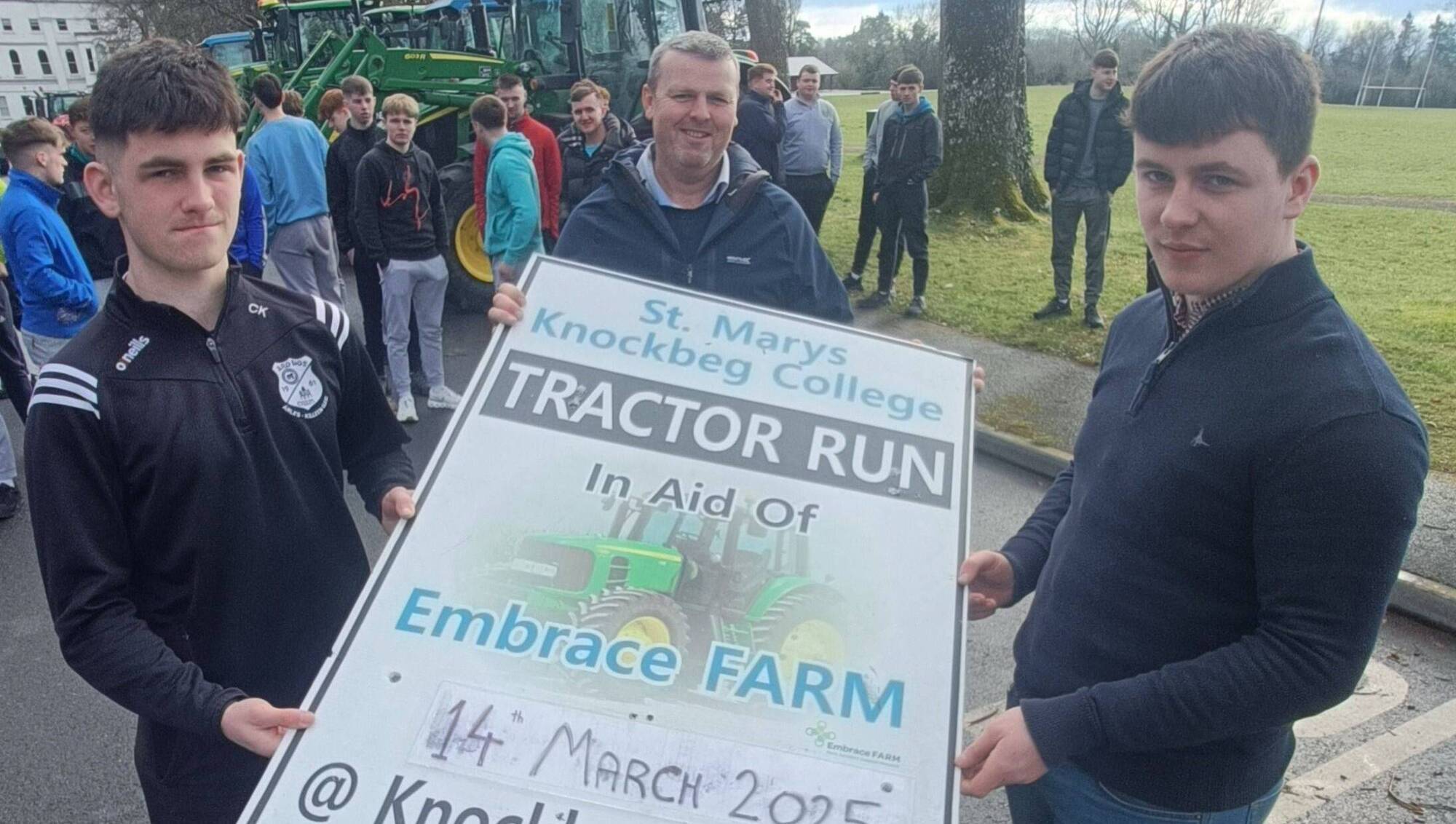 Knockbeg tractor run raises funds for Embrace Farm - Clonmore - Carlow ...