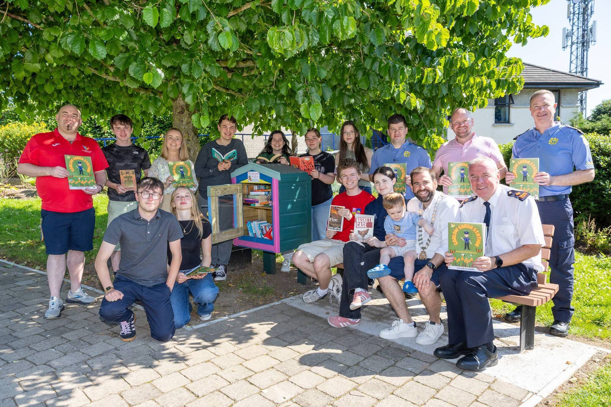 First pocket library installed at town’s garda station - News - Carlow ...